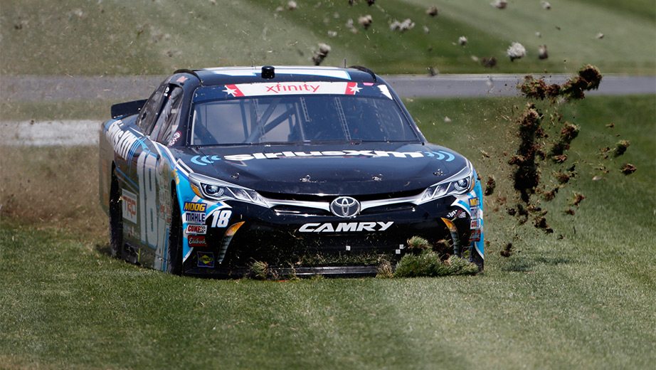 Bell rebounds from early spin for top-five showing in XFINITY debut ...