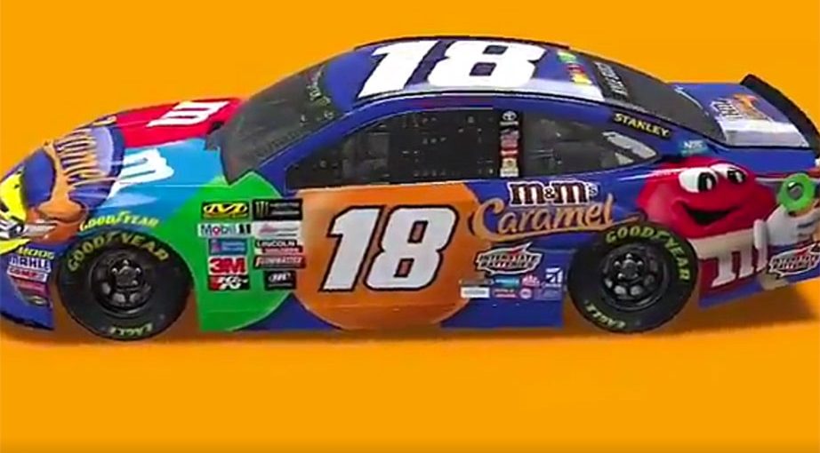 Kyle Busch reveals M&M's Caramel paint scheme for All-Star Race
