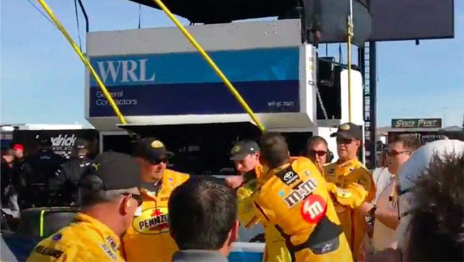 Watch: Alternative view of Logano-Busch fight - Official Site Of NASCAR