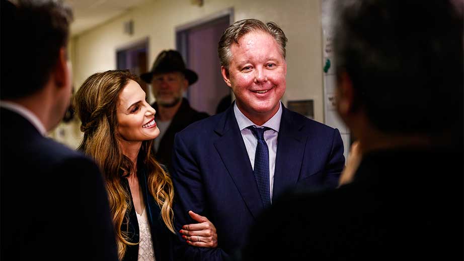 France family makes special visit, honored at gala - Official Site Of ...