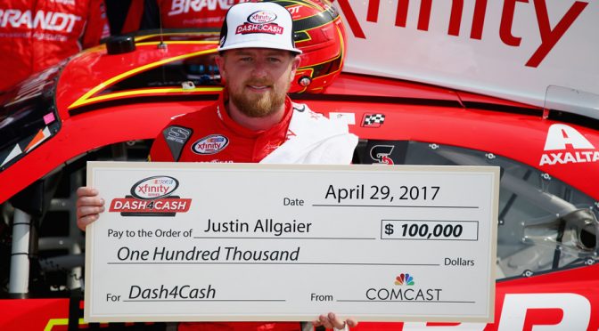 Allgaier earns $100K Dash 4 Cash consolation for oh-so-close Richmond ...