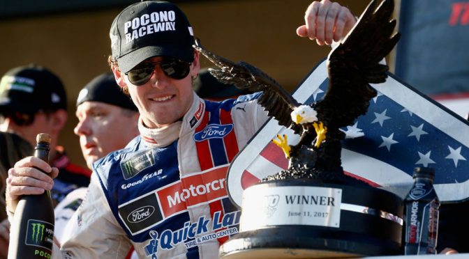 Ryan Blaney, Austin Dillon, Ricky Stenhouse Jr. win in iconic numbers