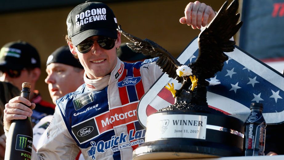 Ryan Blaney, Austin Dillon, Ricky Stenhouse Jr. win in iconic numbers