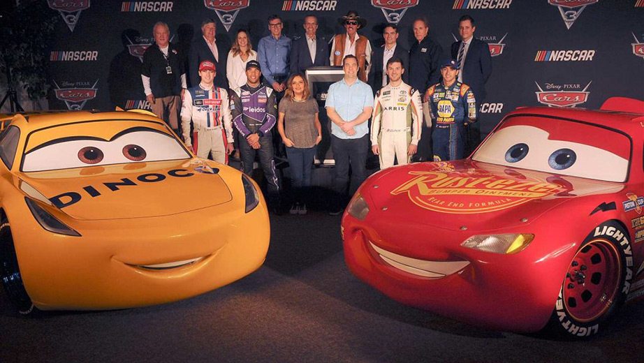 Hollywood treatment for NASCAR's young stars in Disney-Pixar's 'Cars 3'