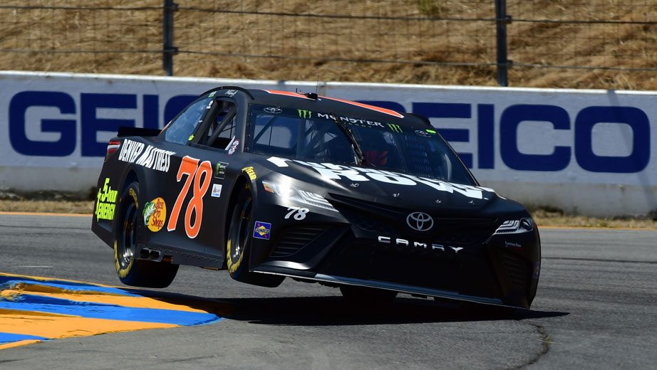 Martin Truex Jr. foiled by engine trouble, exits early at Sonoma