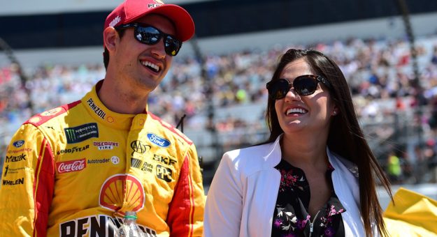Joey Logano, wife Brittany expecting first child together