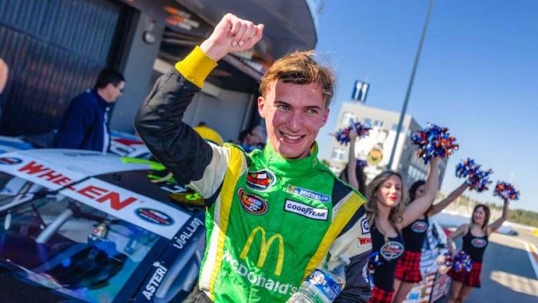 His racing life: NASCAR Euro driver Ulysse Delsaux at home in the car