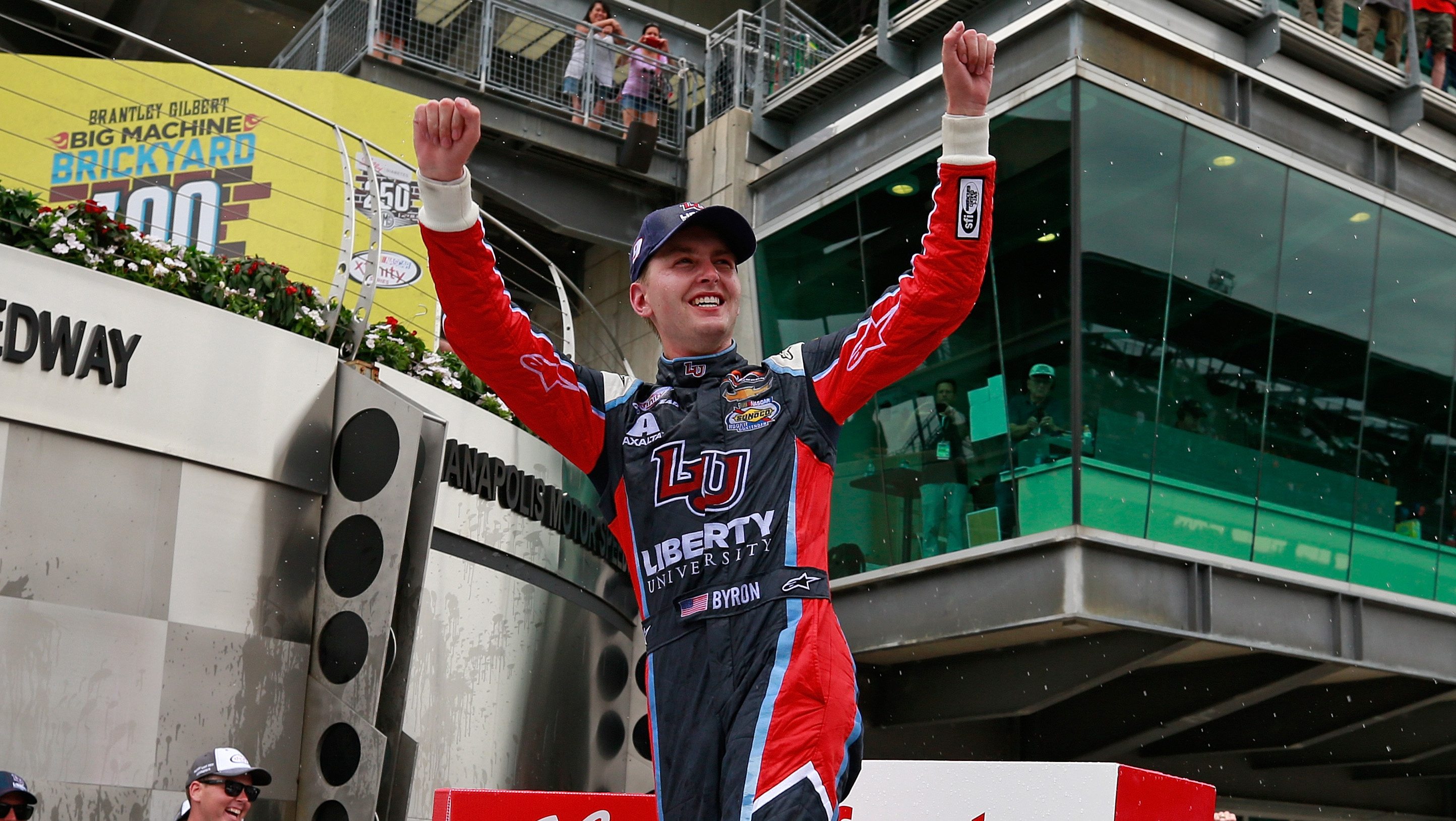 William Byron scores NASCAR XFINITY Series win at Indianapolis