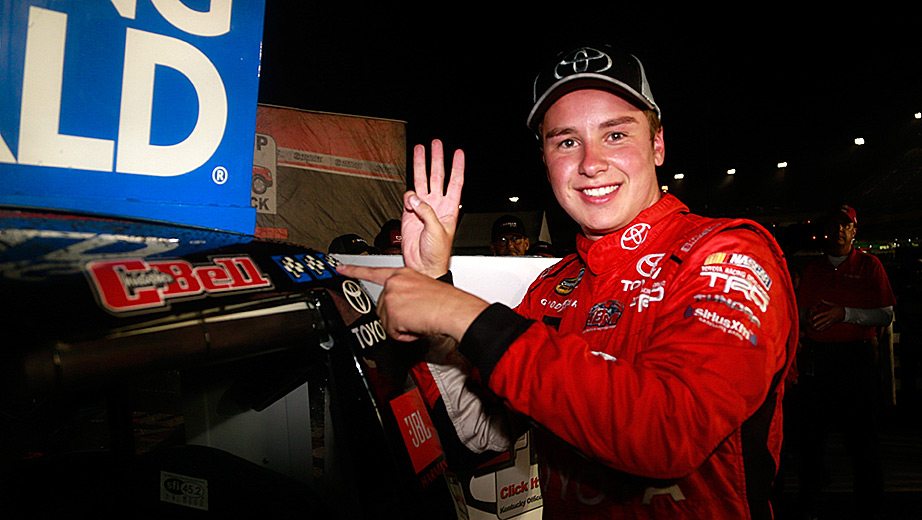 Christopher Bell tallies third win of season in rain-delayed Kentucky