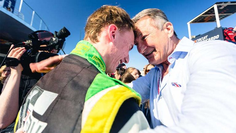 His racing life: NASCAR Euro driver Ulysse Delsaux at home in the car