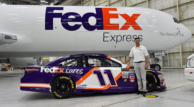 Hamlin, FedEx give back to community, reveal new look for Brickyard
