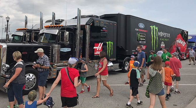 Interactive Fan Fest enlivens NASCAR fans, drivers at Indy