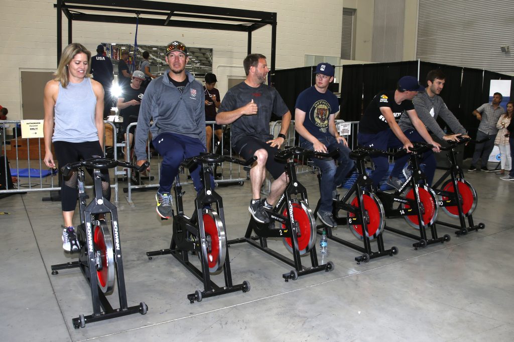 Toyota Racing drivers experience training for the Olympics