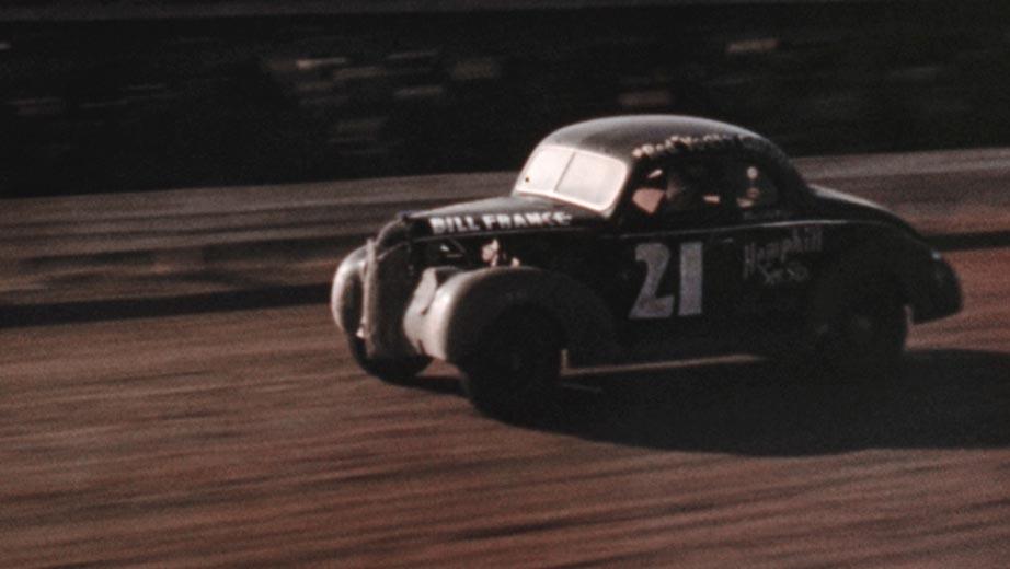 Never before seen footage of Big Bill France racing in the 1940s ...