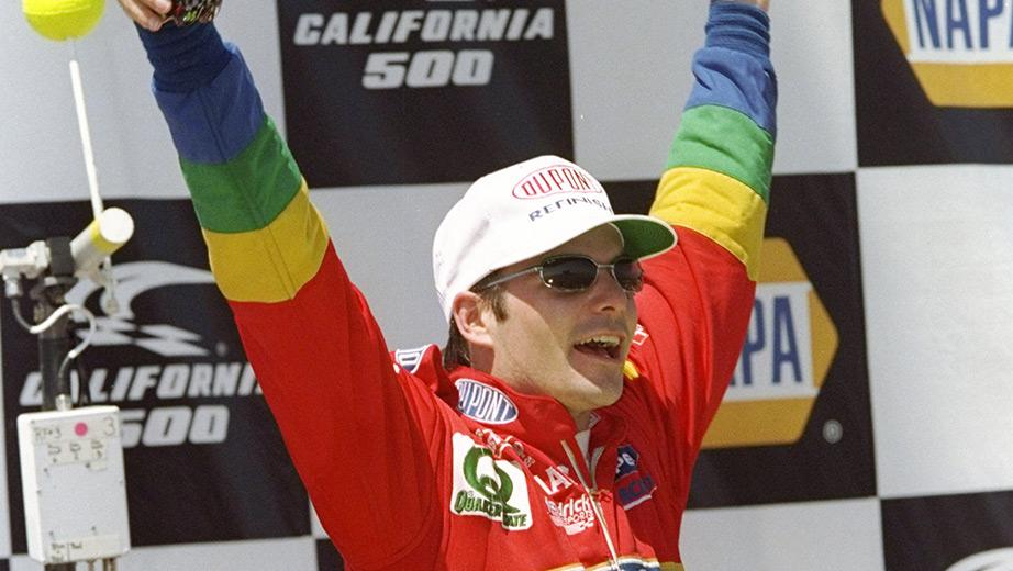 From The Vault: Jeff Gordon wins first race at Fontana | Official Site ...