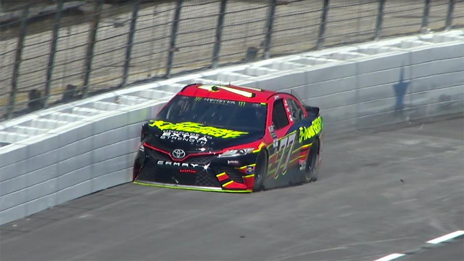 Hard wreck sends Erik Jones to backup car - Official Site Of NASCAR