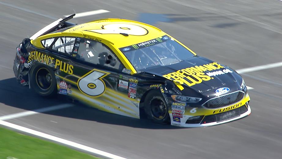 Practice crash sends Bayne to a backup car - Official Site Of NASCAR