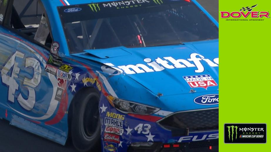 Regan Smith clips the wall at Dover | Official Site Of NASCAR