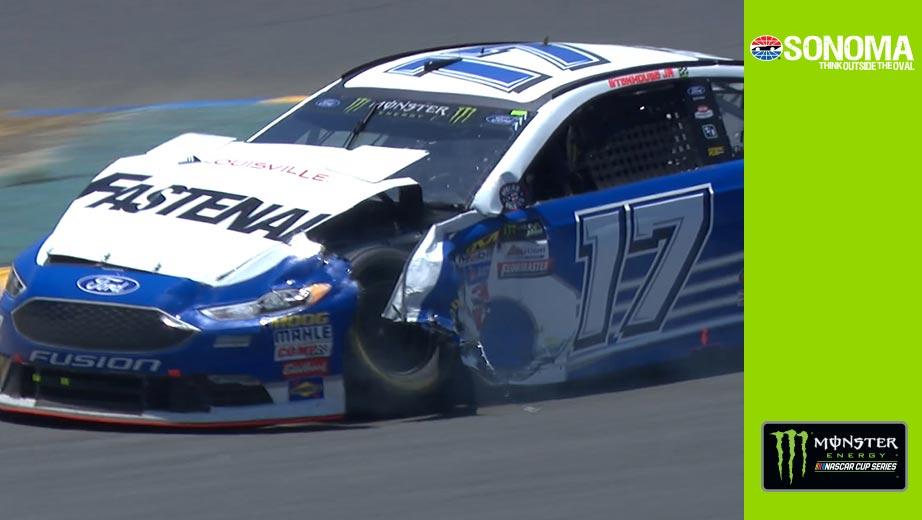 Stenhouse collides with Patrick. incurs heavy damage - Official Site Of ...