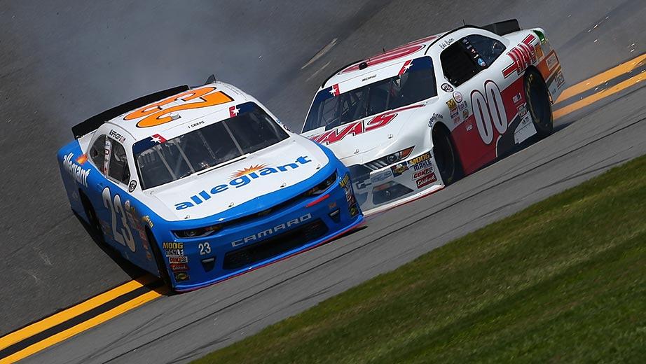 Custer, Gallagher make contact early at Daytona | Official Site Of NASCAR