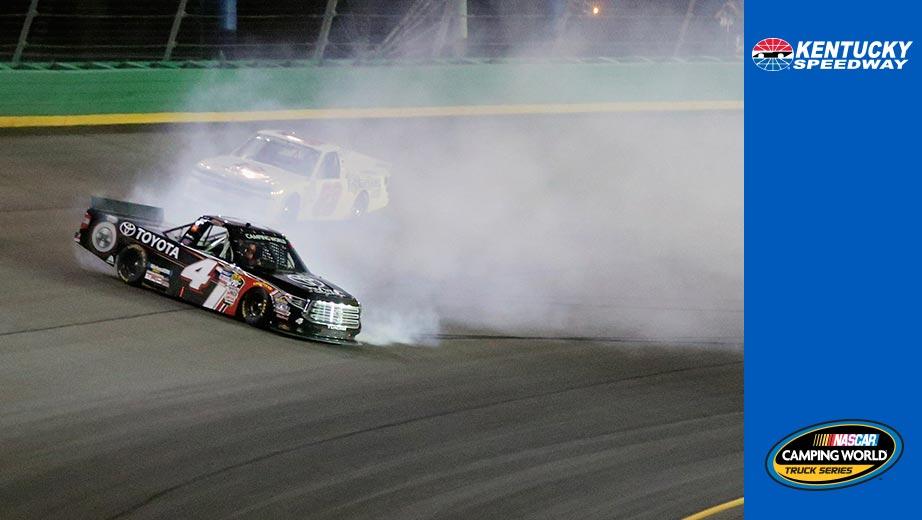 Bell gets sandwiched at Kentucky | Official Site Of NASCAR