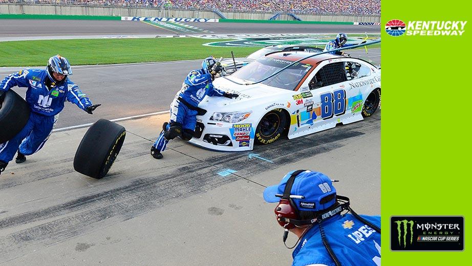 Dale Jr.'s windshield loses a screw - Official Site Of NASCAR
