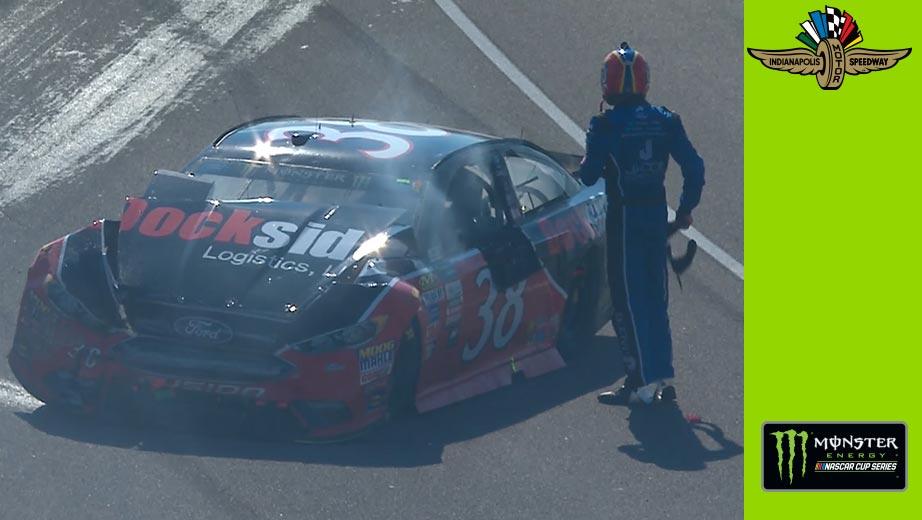 David Ragan hit hardest in three-car incident - Official Site Of NASCAR