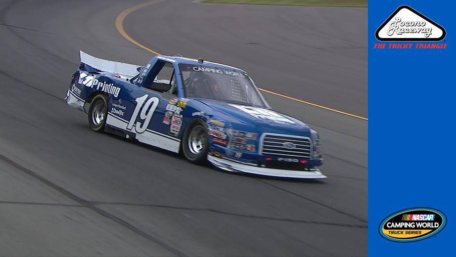 Damage from spin sends Cindric to a backup truck - Official Site Of NASCAR