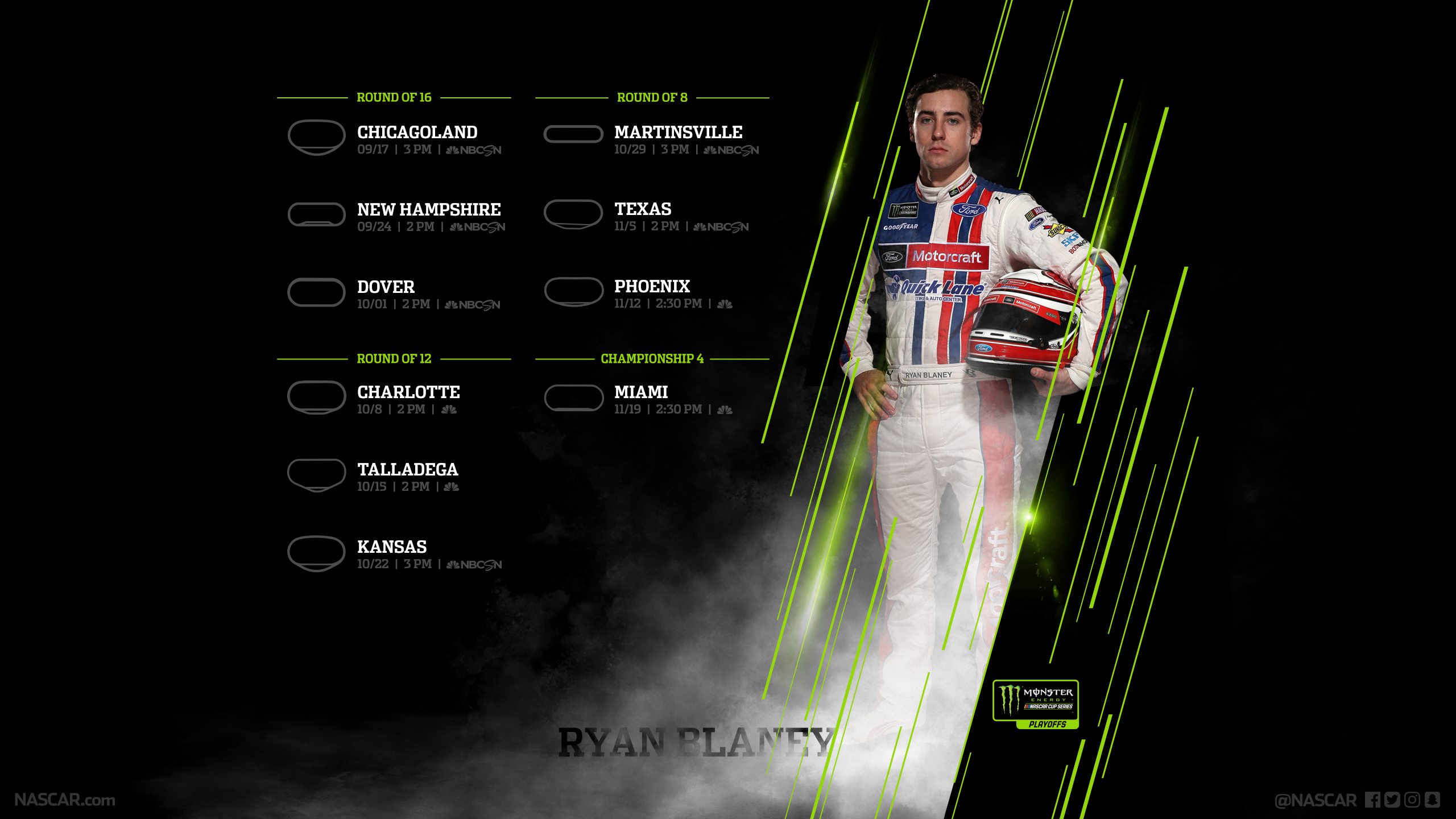 NASCAR Playoffs wallpapers, home screens available now