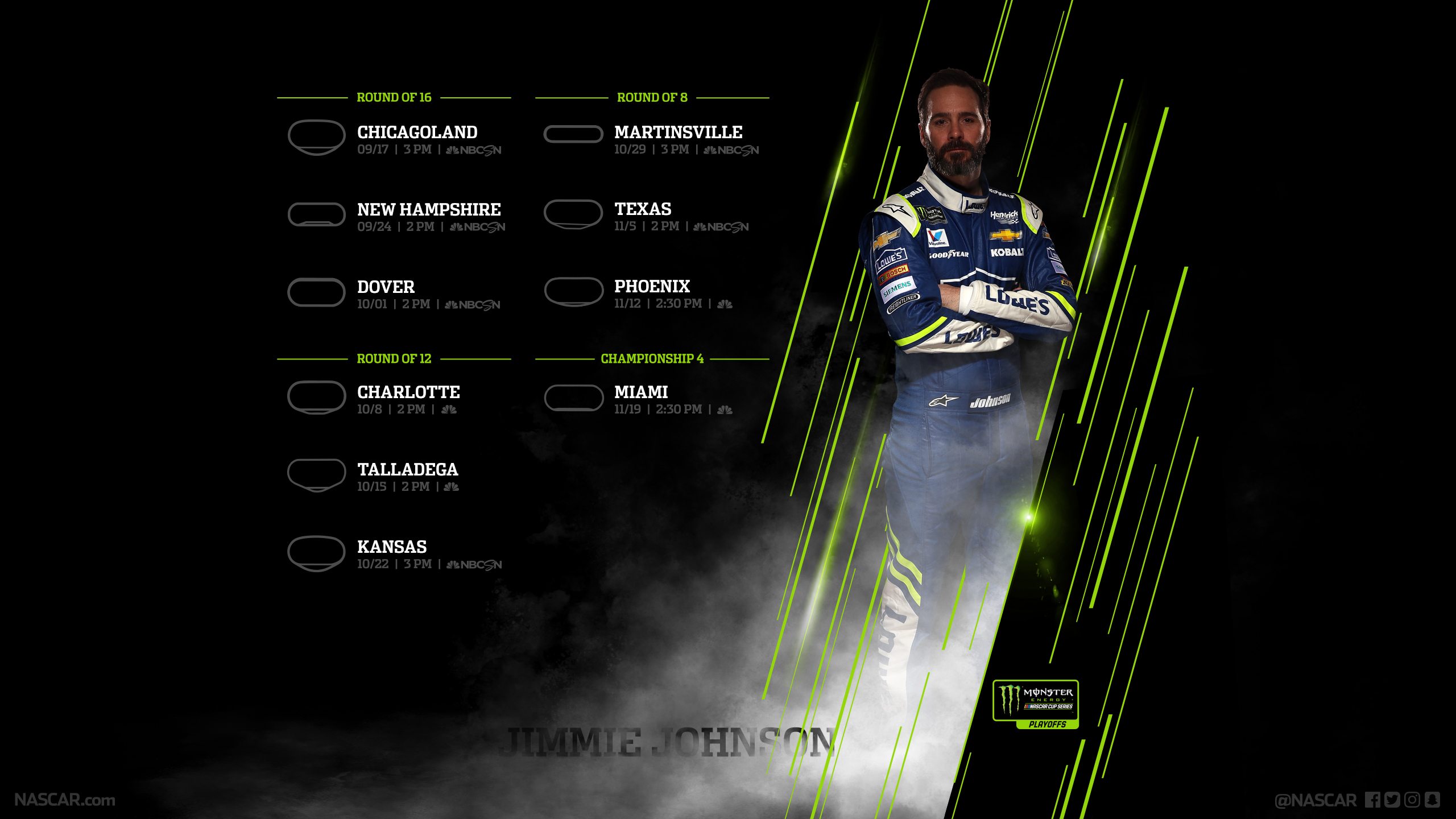 NASCAR Playoffs wallpapers, home screens available now