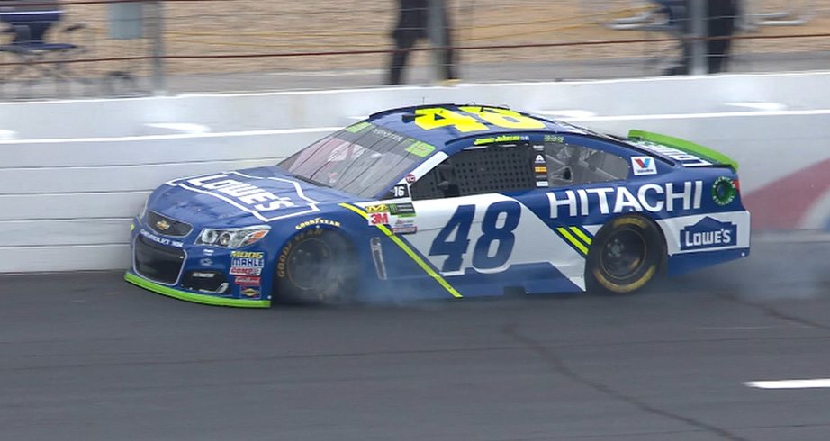 Johnson to backup car after practice crash | Official Site Of NASCAR