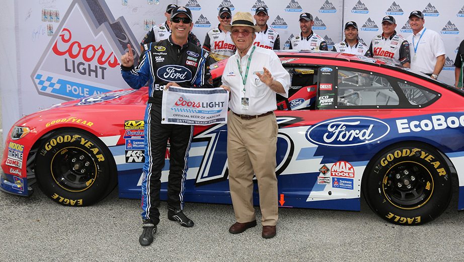 Biffle earns first Coors Light Pole Award of '16 at Daytona - Official ...