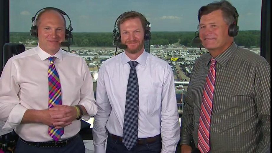 Dale Jr. interested in going back in the booth - Official Site Of NASCAR