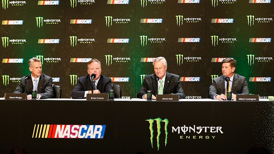 NASCAR, Monster Energy announce premier series entitlement partnership ...
