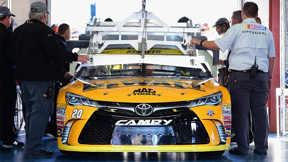 JGR cars sent back through Talladega qualifying inspection - Official ...