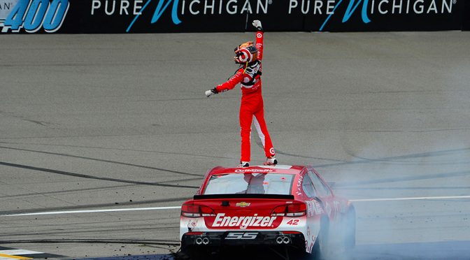 Diversity graduate Kyle Larson scores first Sprint Cup win | Official ...