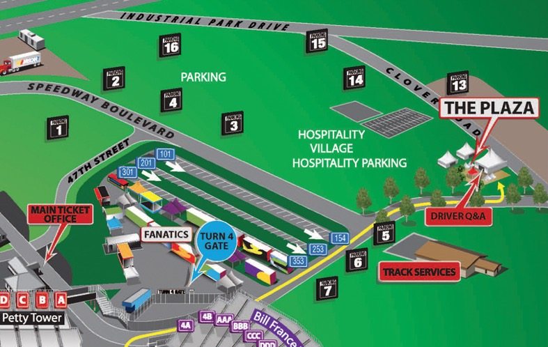 Martinsville Speedway Seating Chart Layout