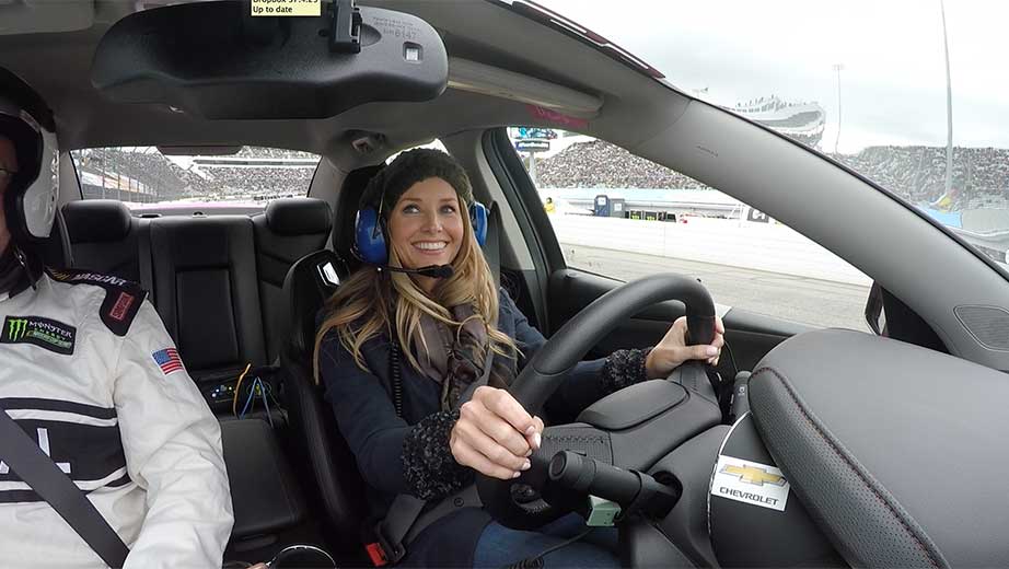 Amy Earnhardt drives pace car at Martinsville | NASCAR.com