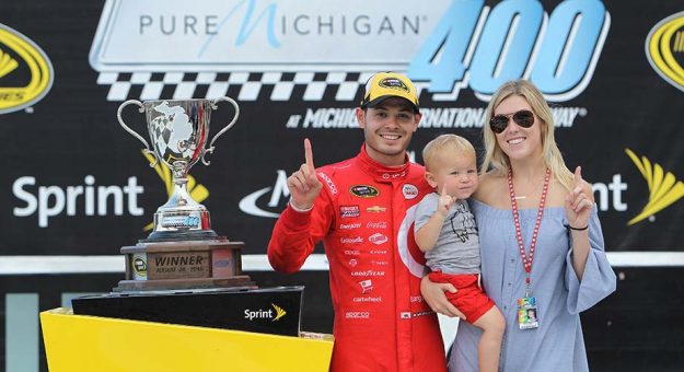 Kyle Larson's parents missed son's first Sprint Cup win, but eager to ...