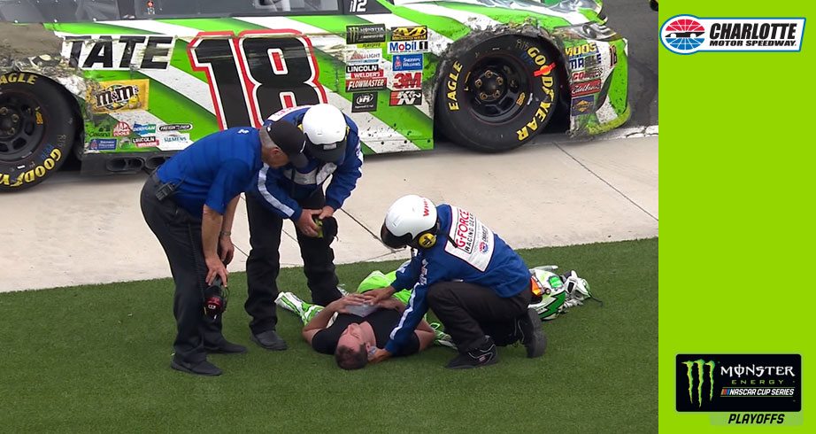 Kyle Busch receives medical attention after grueling race | Official ...
