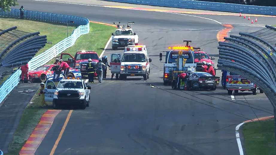 Hard-hitting wreck brings out red flag at The Glen - Official Site Of ...