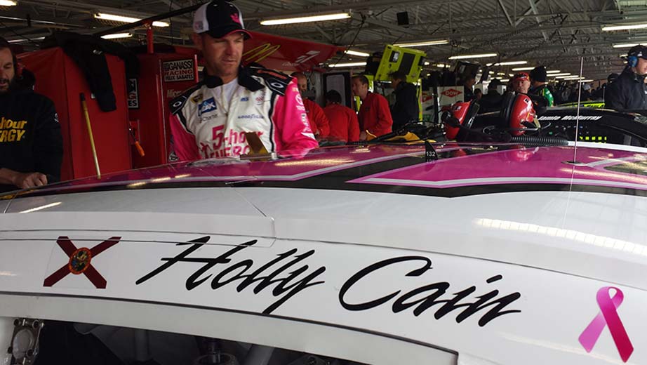 Bowyer reveals first special pink scheme - Official Site Of NASCAR