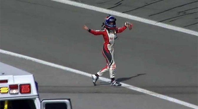 Danica Patrick fined for actions after crash - Official Site Of NASCAR