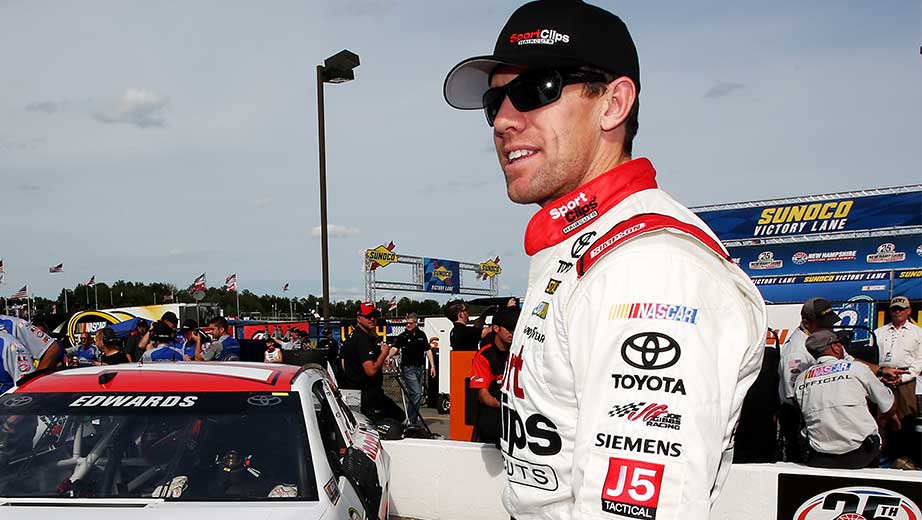 Edwards earns Coors Light Pole Award at Loudon | Official Site Of NASCAR