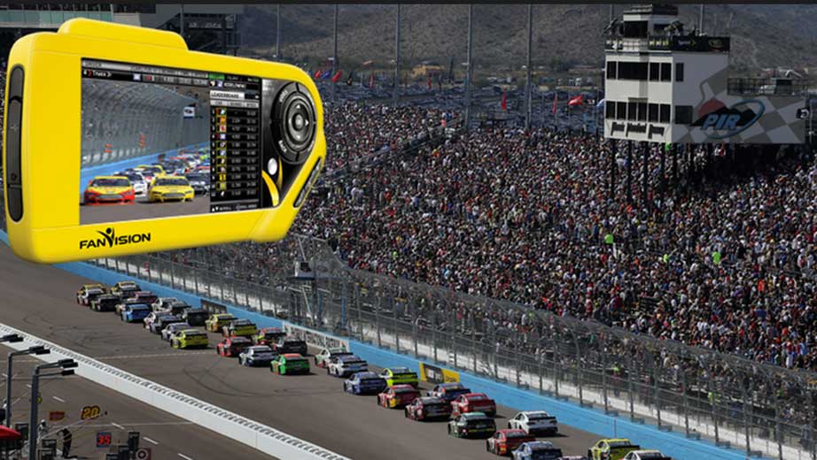 FanVision renews as at-track content provider - Official Site Of NASCAR