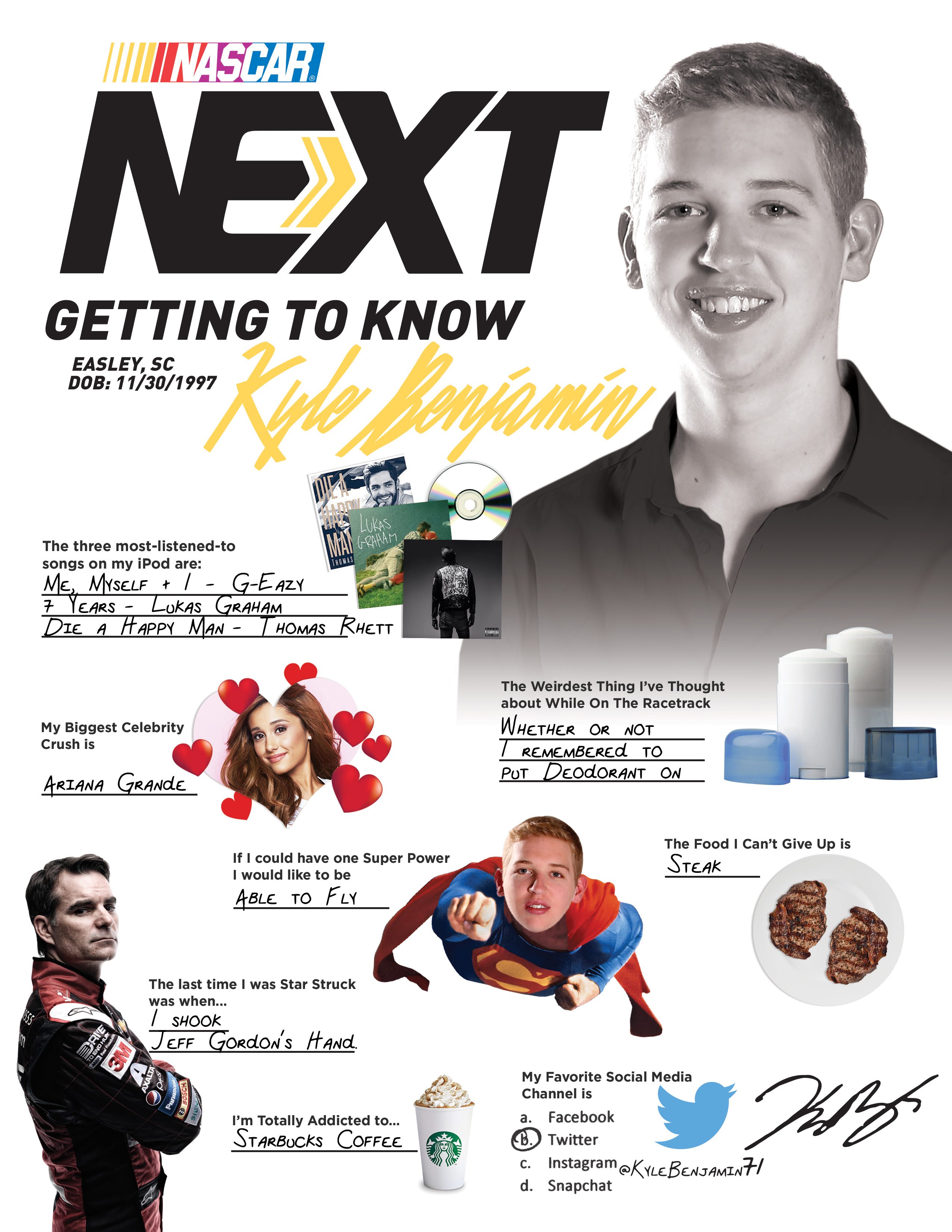 Getting to know Kyle Benjamin | Official Site Of NASCAR