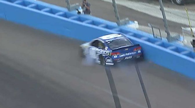 Johnson takes blame for bizarre qualifying wreck - Official Site Of NASCAR