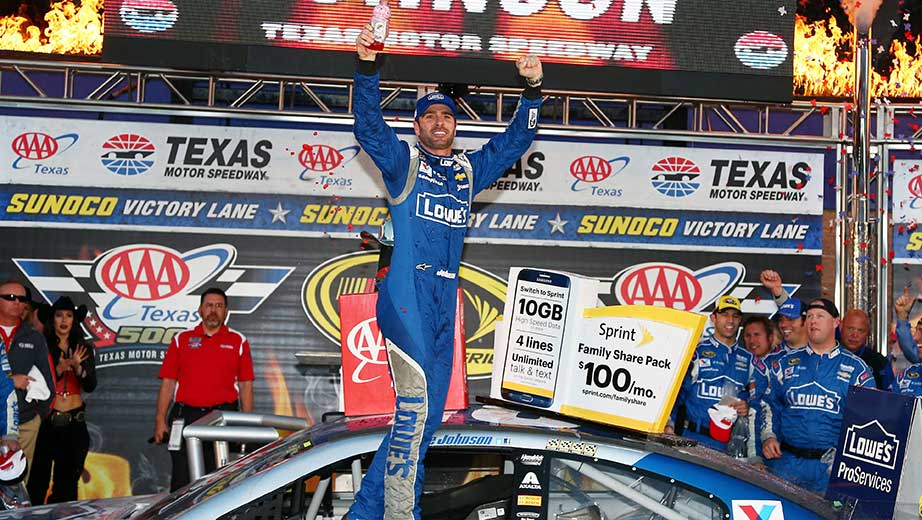 Johnson foils Keselowski, rallies to Texas win | Official Site Of NASCAR