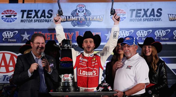 Jimmie Johnson pulls out victory at Texas | Official Site Of NASCAR