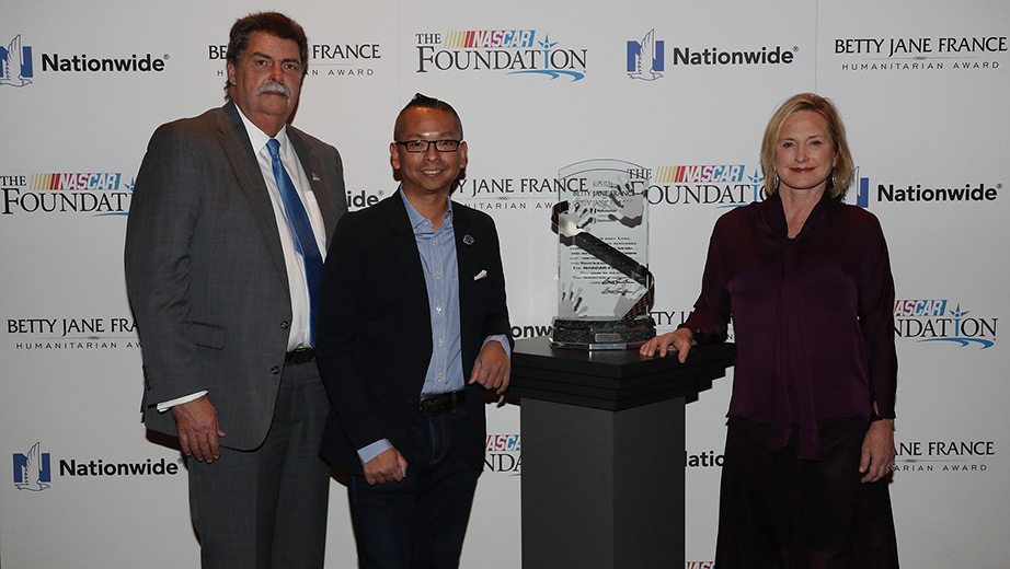 Julian Maha wins Betty Jane France Humanitarian Award | NASCAR.com